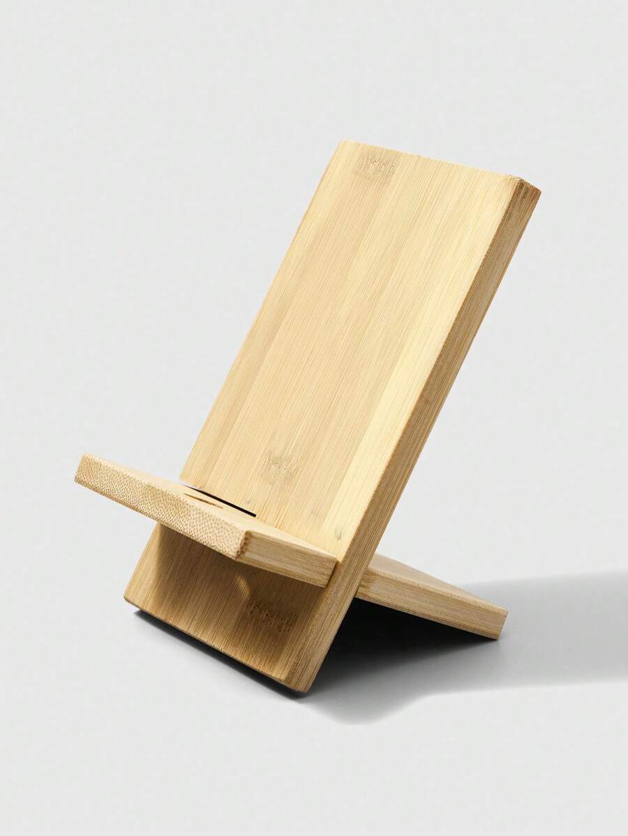 Bamboo Desktop Phone Holder, Removable And Foldable Cross-Style ...