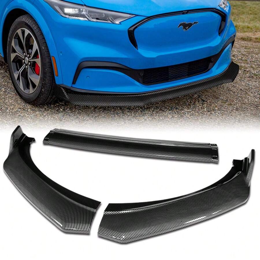 For 2021 2022 2023 Fords' Mustang Mach-E GT-Style Front Bumper Spoiler ...