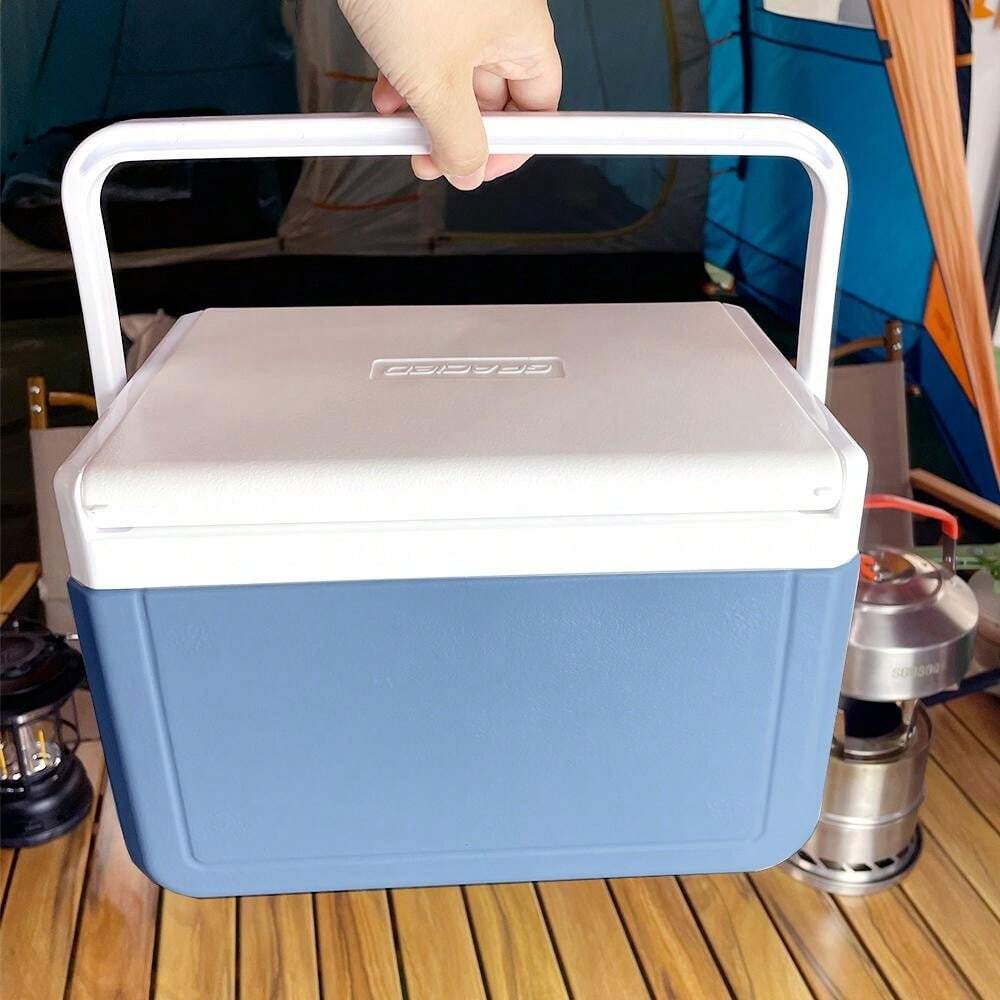 Mini 5L Outdoor Ice Cube Cooler Box, Camping Portable Insulated Box ...