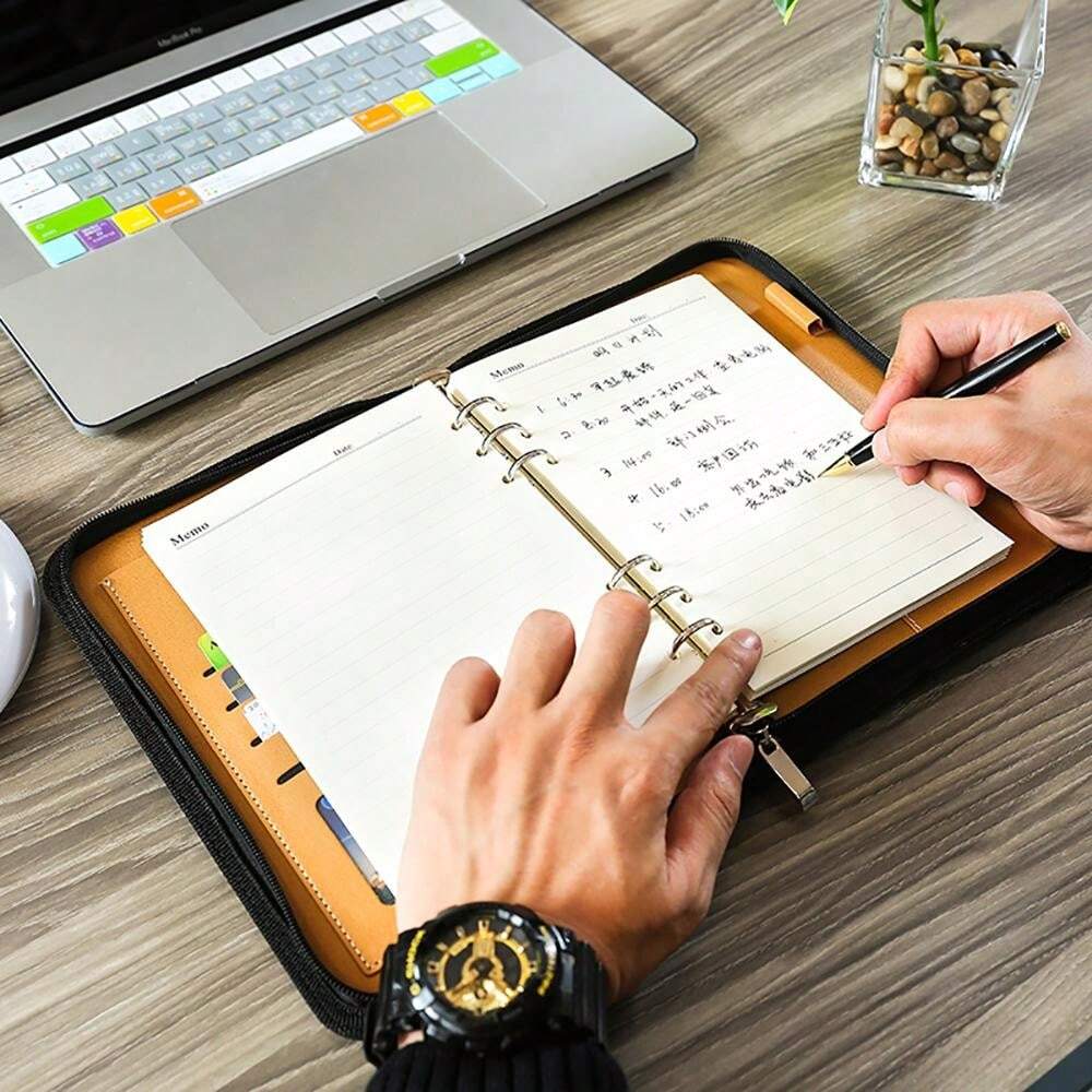 Notebooks Ring Binder With 80 Sheets 160 Pages Of Loose-Leaf Paper ...