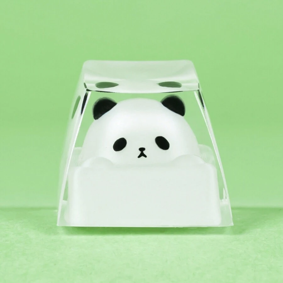 Keycaps Panda Resin Artisan Keycaps, Galaxy Spacebar Keycaps ...