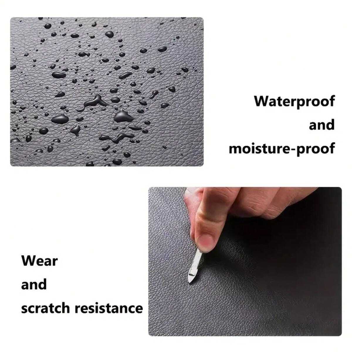 Self-Adhesive Faux Leather Repair Patch Kit For Sofa, Car Interior ...