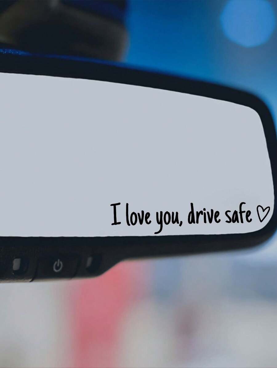 RandySticker Drive Safe Stay Focused Strong English Text Car Stickers ...