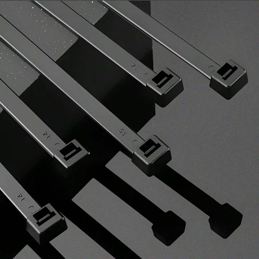 300 Nylon Self-Locking Cable Ties With 3 Sizes, 16/8/6 Inches Metal ...