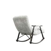 Casual Folding Rocking Chair Upholstered, Lounge Rocking Chair ...