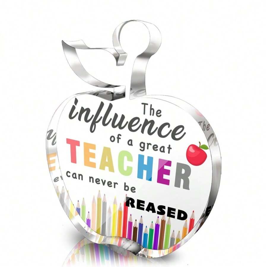 Teacher Appreciation Signs Acrylic Keepsake - Thank You Gift For Boss ...