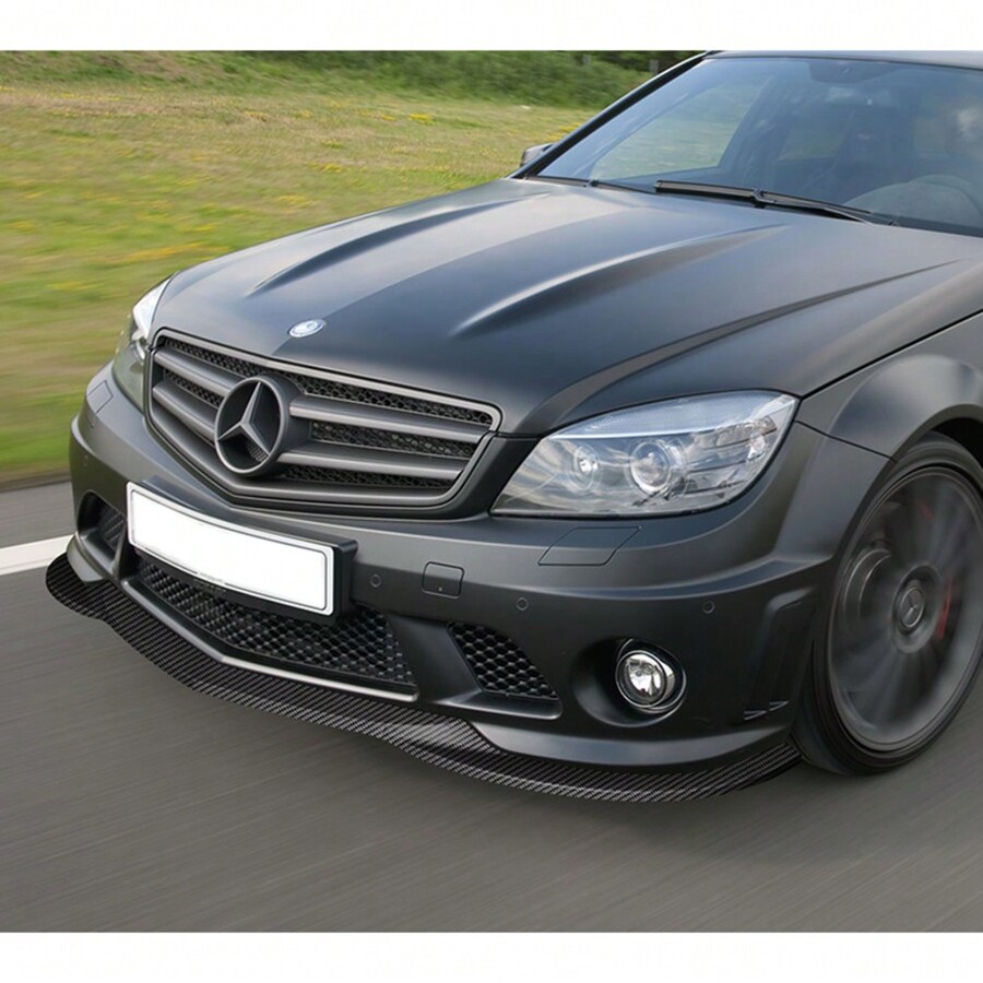 For 2008 2009 2010 2011 Mercedes-Benz W204 C63 AMG Front Bumper Spoiler ...