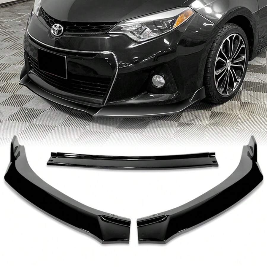 For 2014 2015 2016 Toyota Corolla Type-S GT-Style Front Bumper Spoiler ...