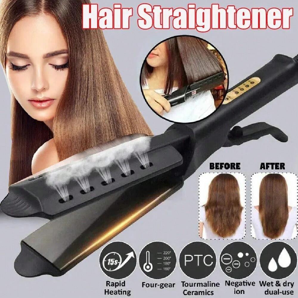 RUCHA New Hair Straightener Four-Speed Temperature Adjustment Ceramic ...