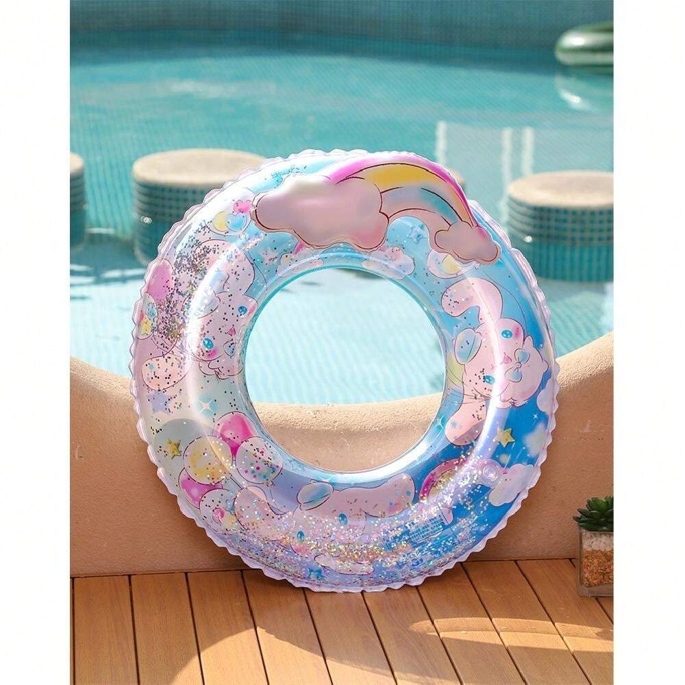 1/4pcs/Set Y2k Melody Pom Pom Purin Inflatable Swim Ring - Fun Cartoon ...