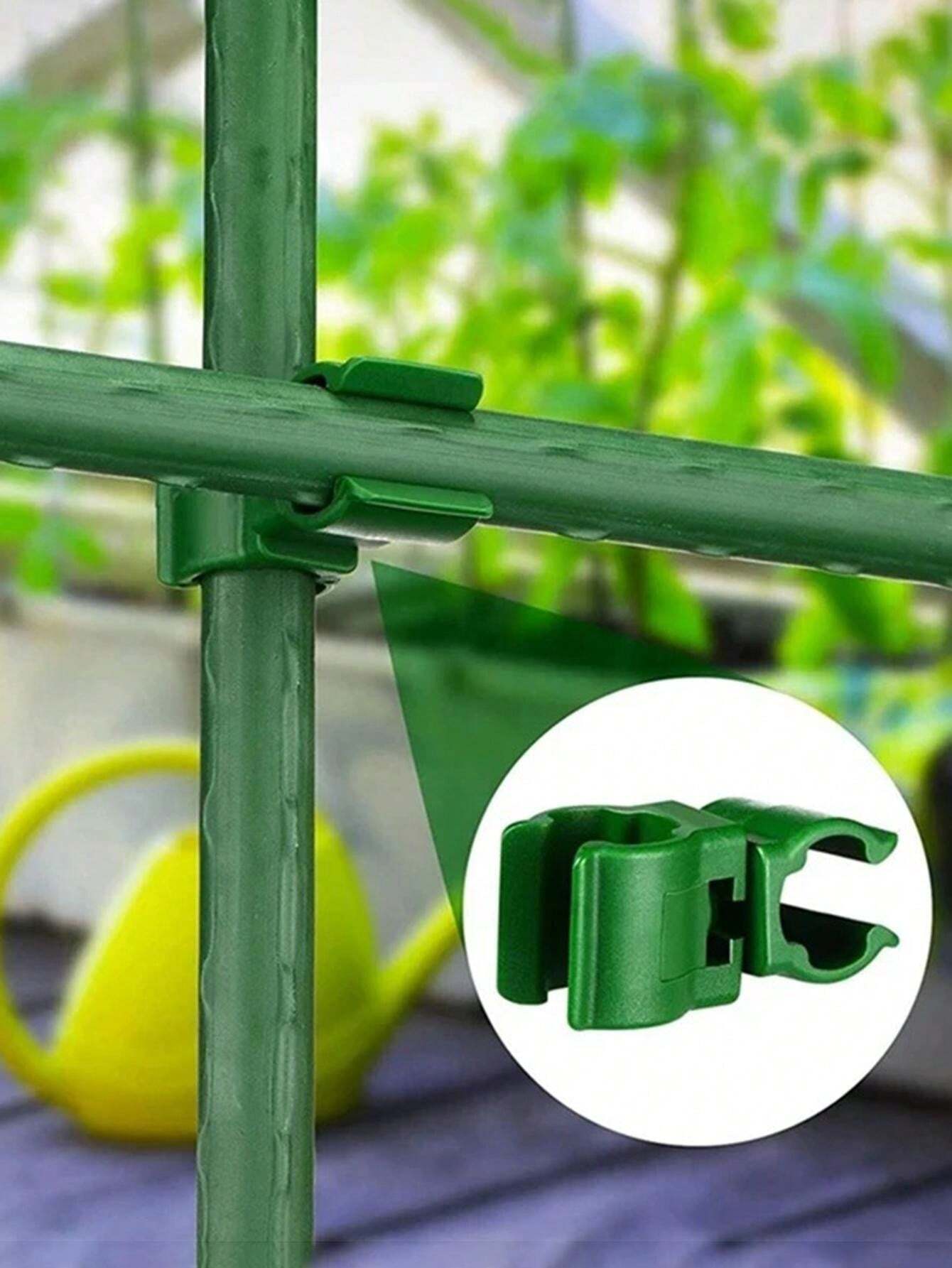 10pcs 11mm Plant Trellis Stake Clips For Fixed Frame Rod Greenhouse ...
