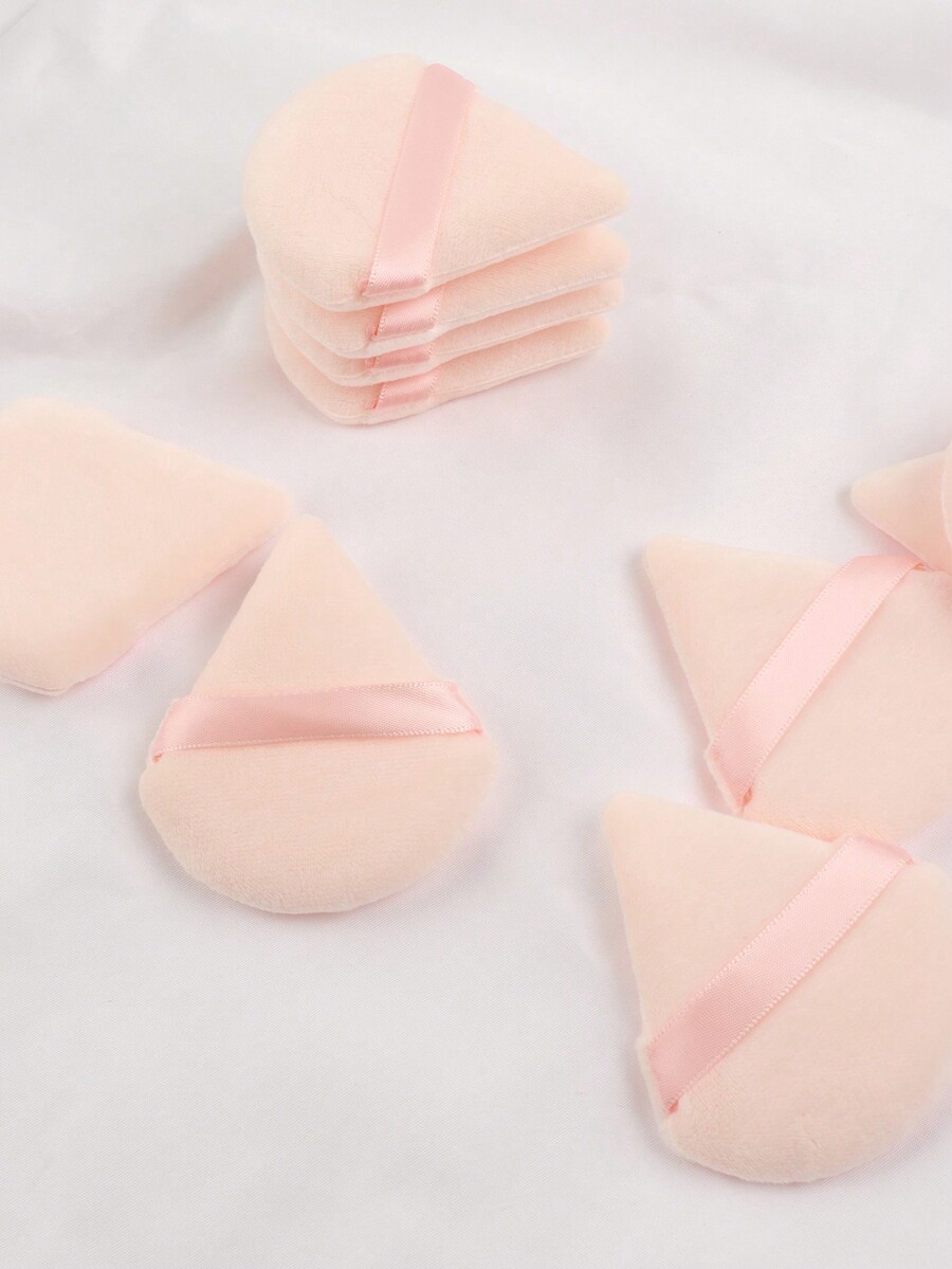 24pcs/15pcs/8pcs/3pcs Flocked Triangle Makeup Sponges, Soft&Fluffy ...