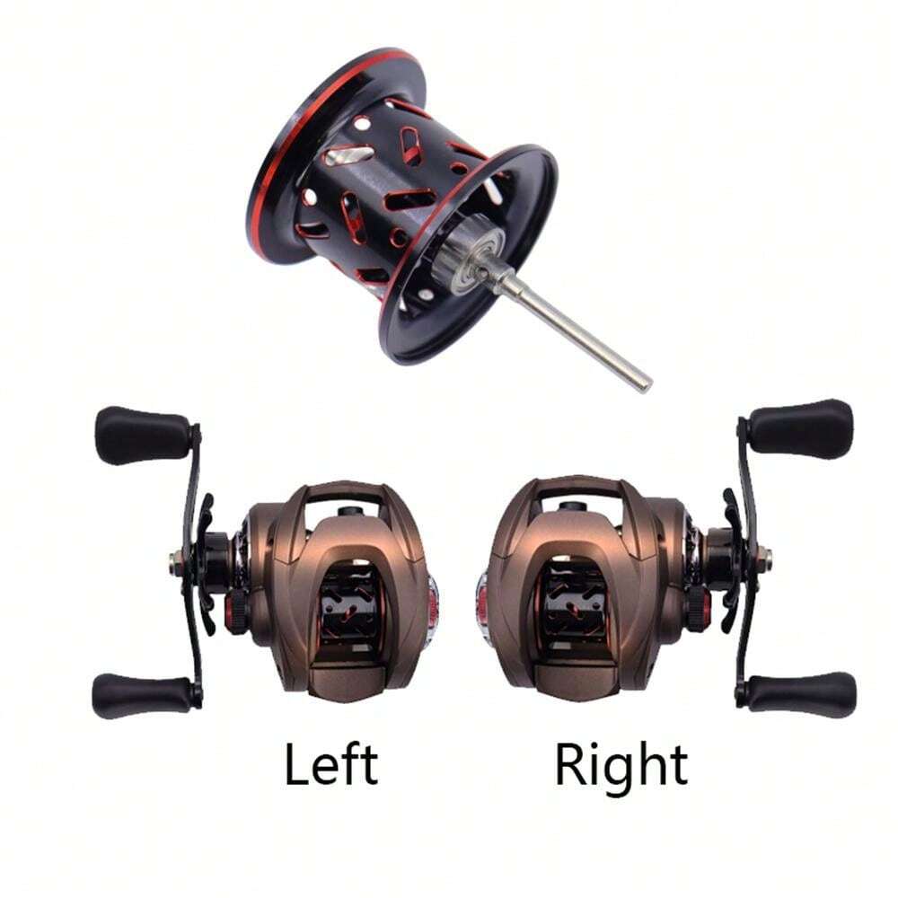 1pc Shallow Spool Baitcasting Fishing Reel, 6+1 Double Shielded ...