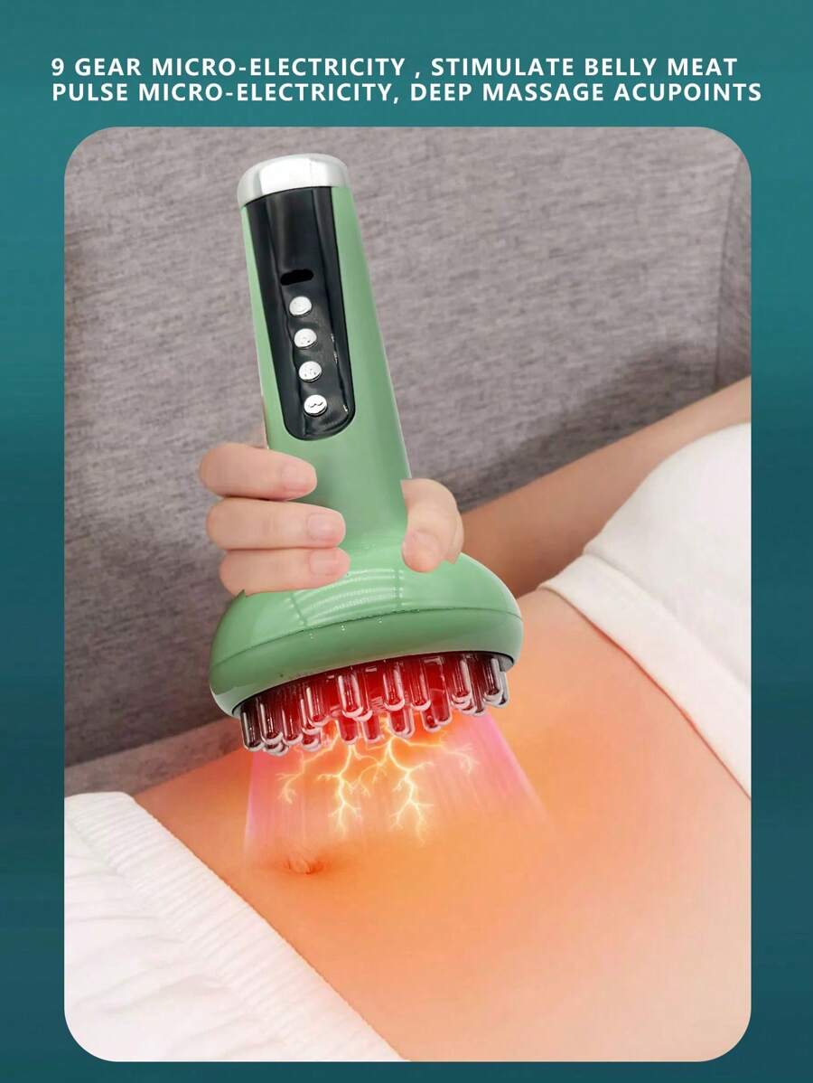 1PC Whole Body Meridian Brush Micro Current Vibration Charging Type For ...