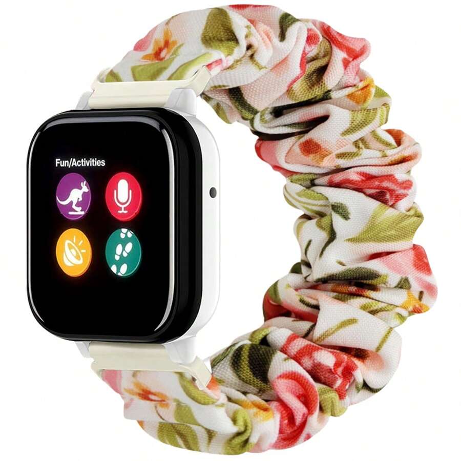 1pc Children's Summer Printed Elastic Watch Band 20mm For Girls ...