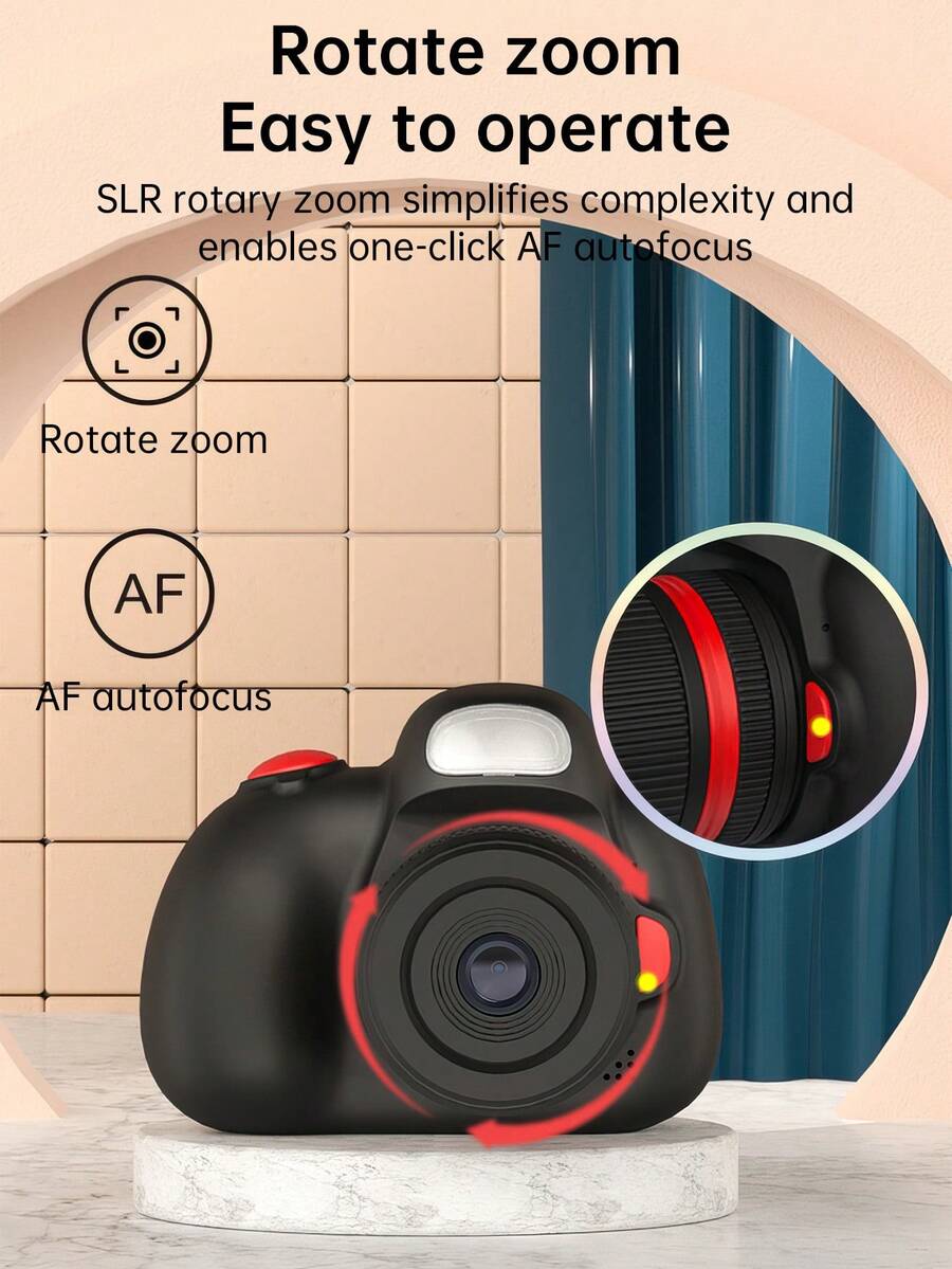 1Pc D6S High-Definition DSLR Mini Camera With Variable Focus, 4800W ...
