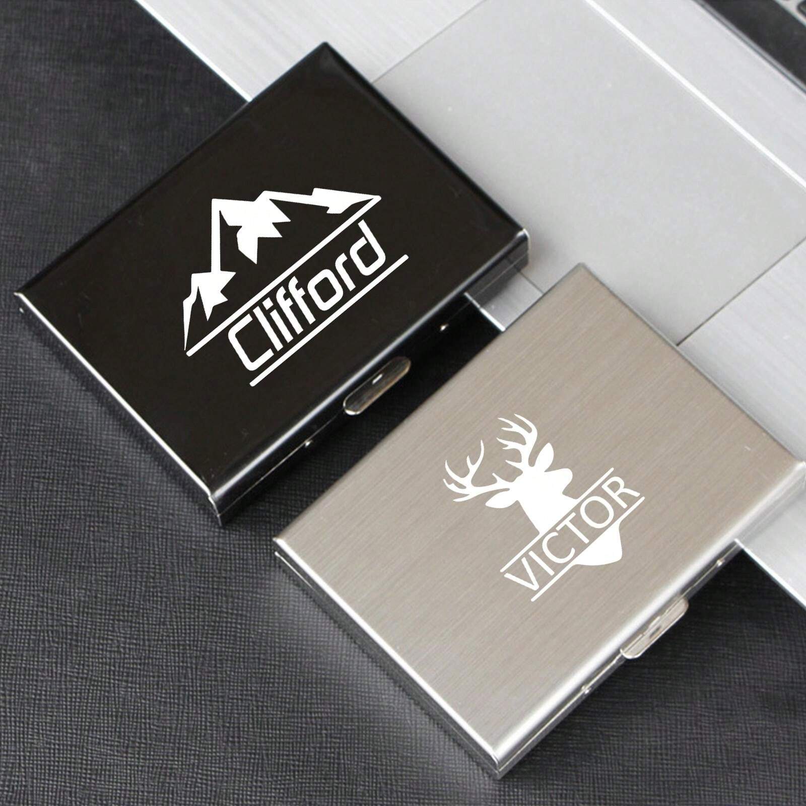 Personalized Name Card Holder That Can Accommodate 10 Cards RFID ...