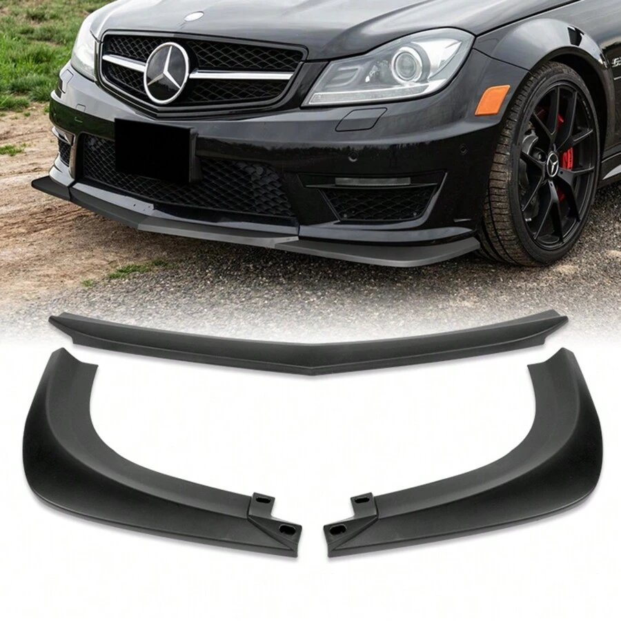 For 2012 2013 2014 Mercedes-Benz W204 C63 AMG Front Bumper Spoiler Lip ...