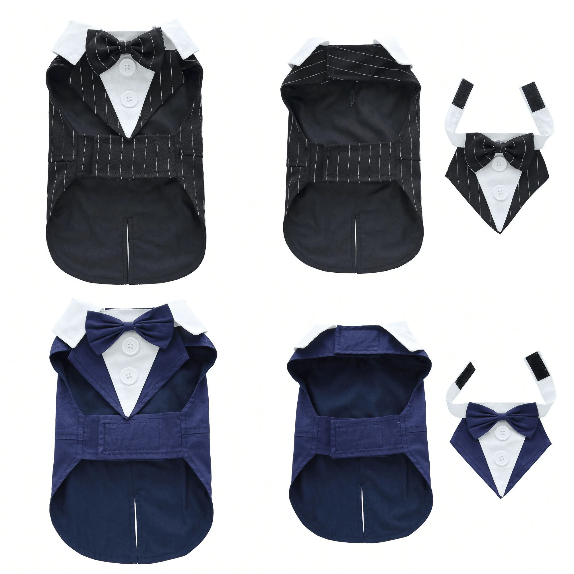 Pet Clothes For Cats, Dogs, Etc. Dog Tuxedo And Headwear Set, Dog ...