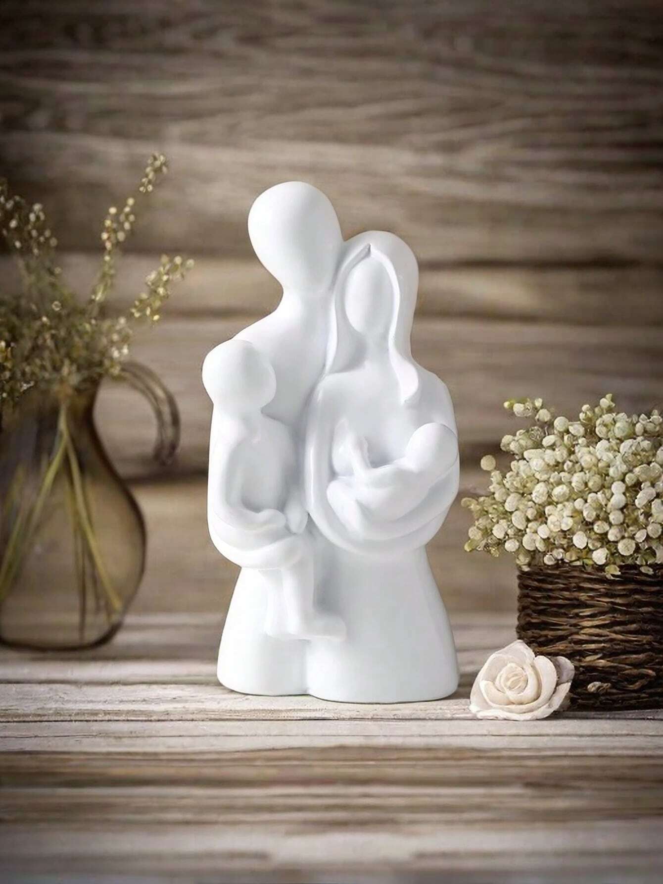1pc Polyresin Decoration Craft, Figure Design Decoration Object For ...