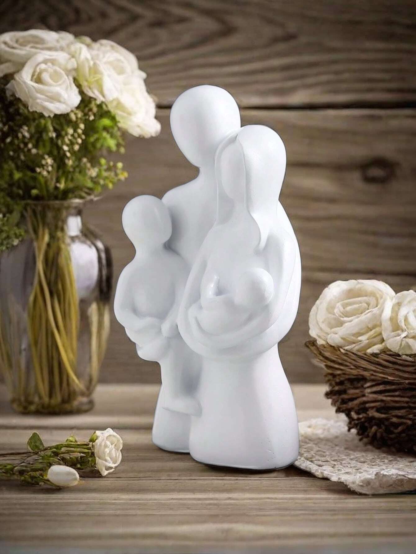 1pc Polyresin Decoration Craft, Figure Design Decoration Object For ...