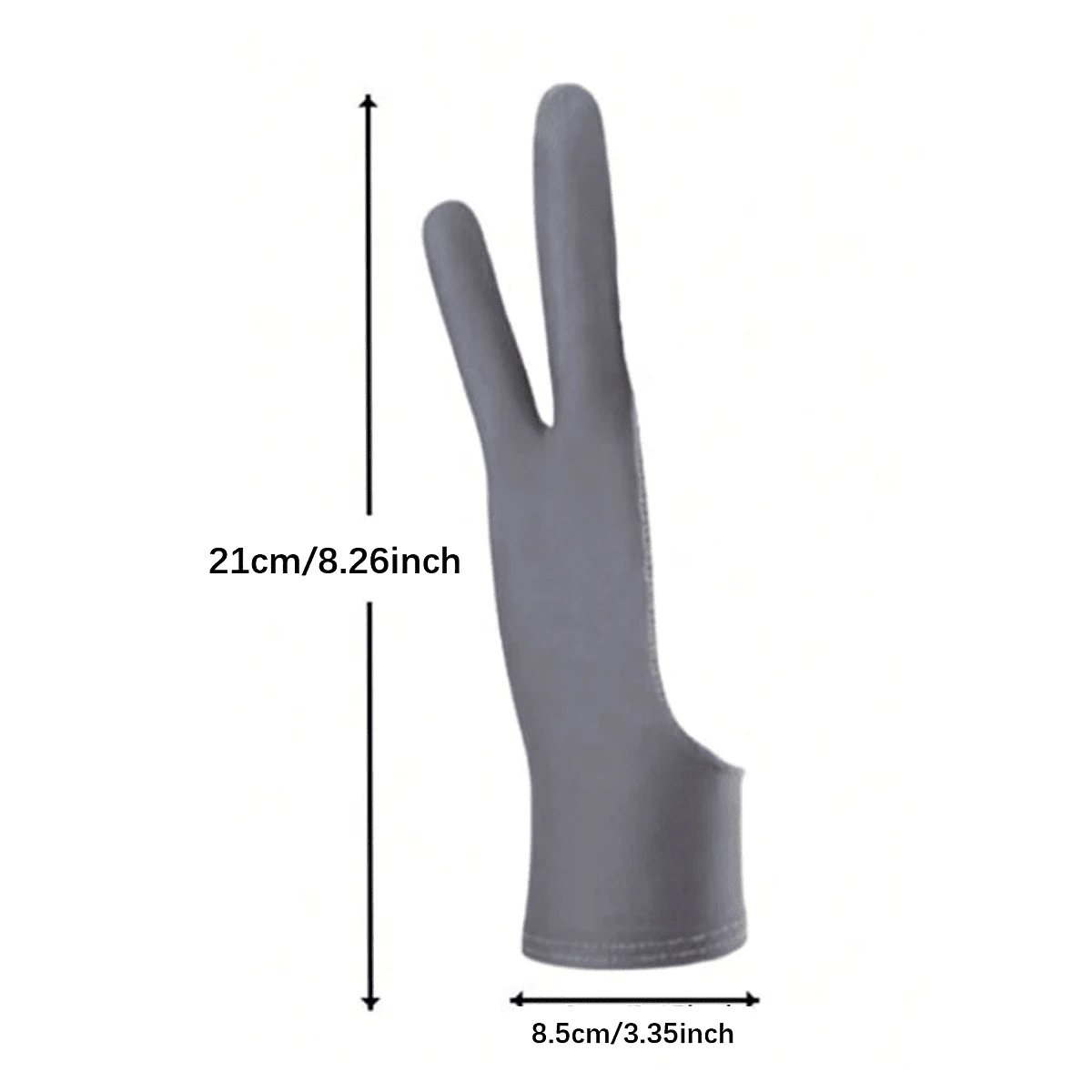 1pc Anti Smudge Two-Finger Anti Touch Drawing Gloves For Drawing Tablet ...