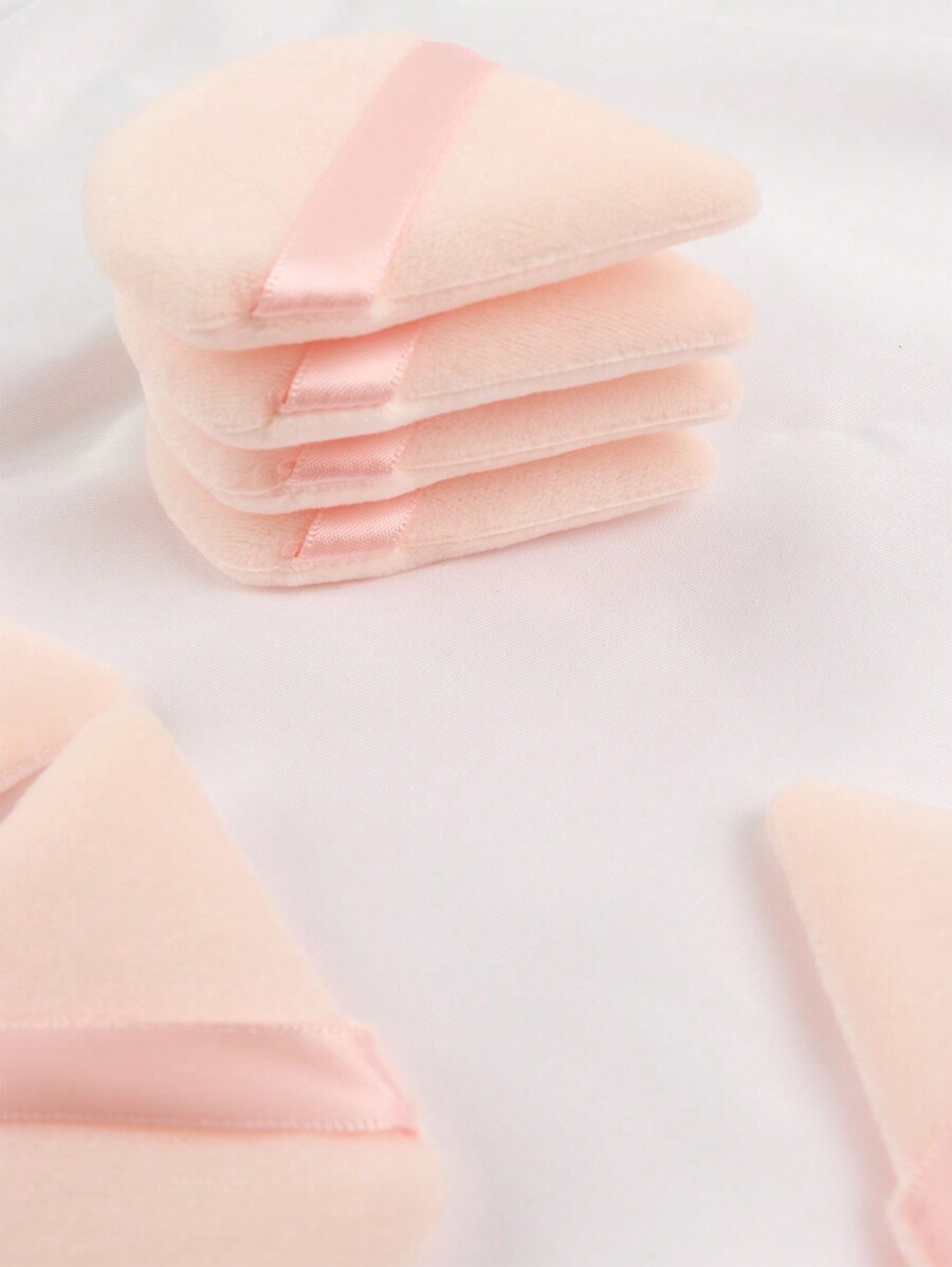24pcs/15pcs/8pcs/3pcs Flocked Triangle Makeup Sponges, Soft&Fluffy ...