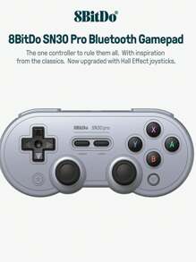 8BitDo SN30 Pro 无线蓝牙游戏手柄带霍尔效应，兼容 Switch、PC、Windows 10、11、Steam Deck、Android、MacOS丨 SHEIN香港