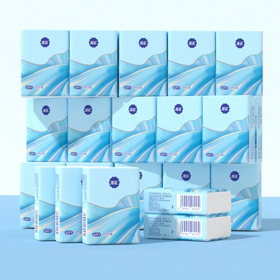 10packs, Portable Tissue Paper, 6 Tissues Per Pack, Travel Tissue Packs ...