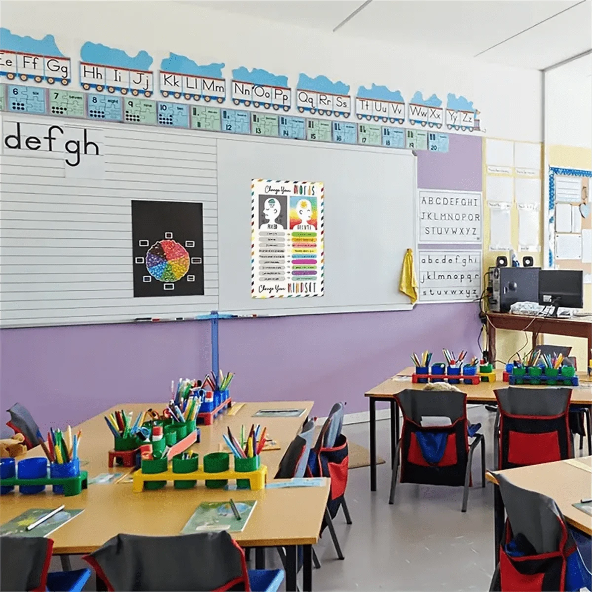 1pc Inspiring Growth Mindset Canvas Painting Poster - Educational ...