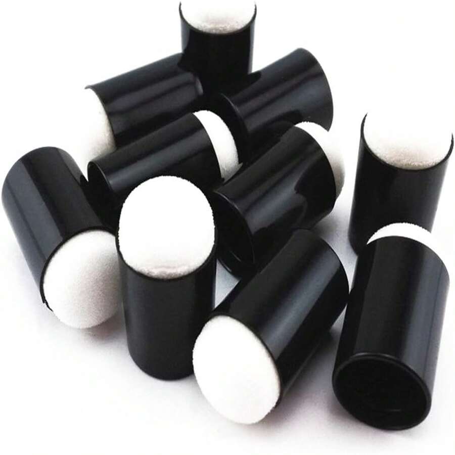 10 Pcs Finger Sponge Daubers Finger Painting Sponge Craft Drawing Set ...