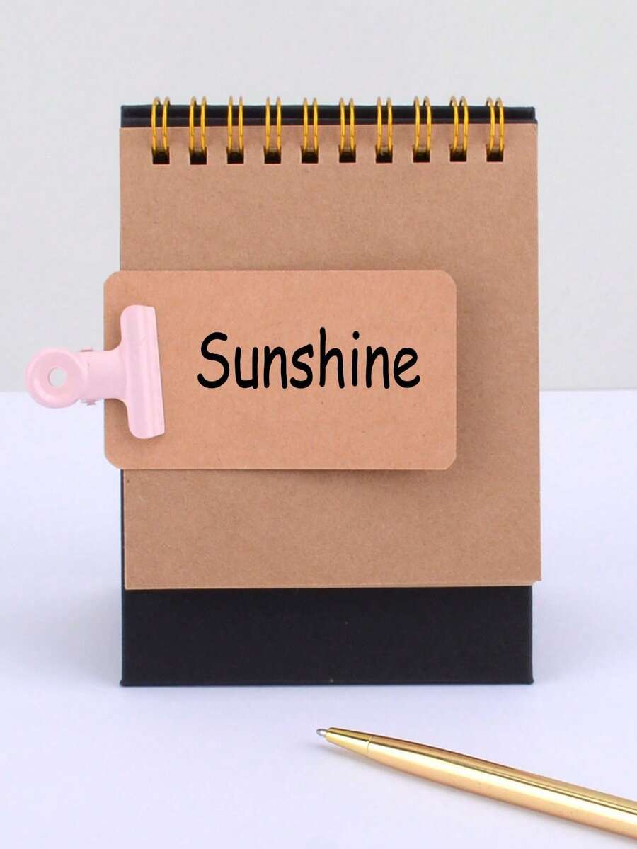 100pcs Kraft Paper Blank Greeting Postcards And Envelopes Rounded Edges ...