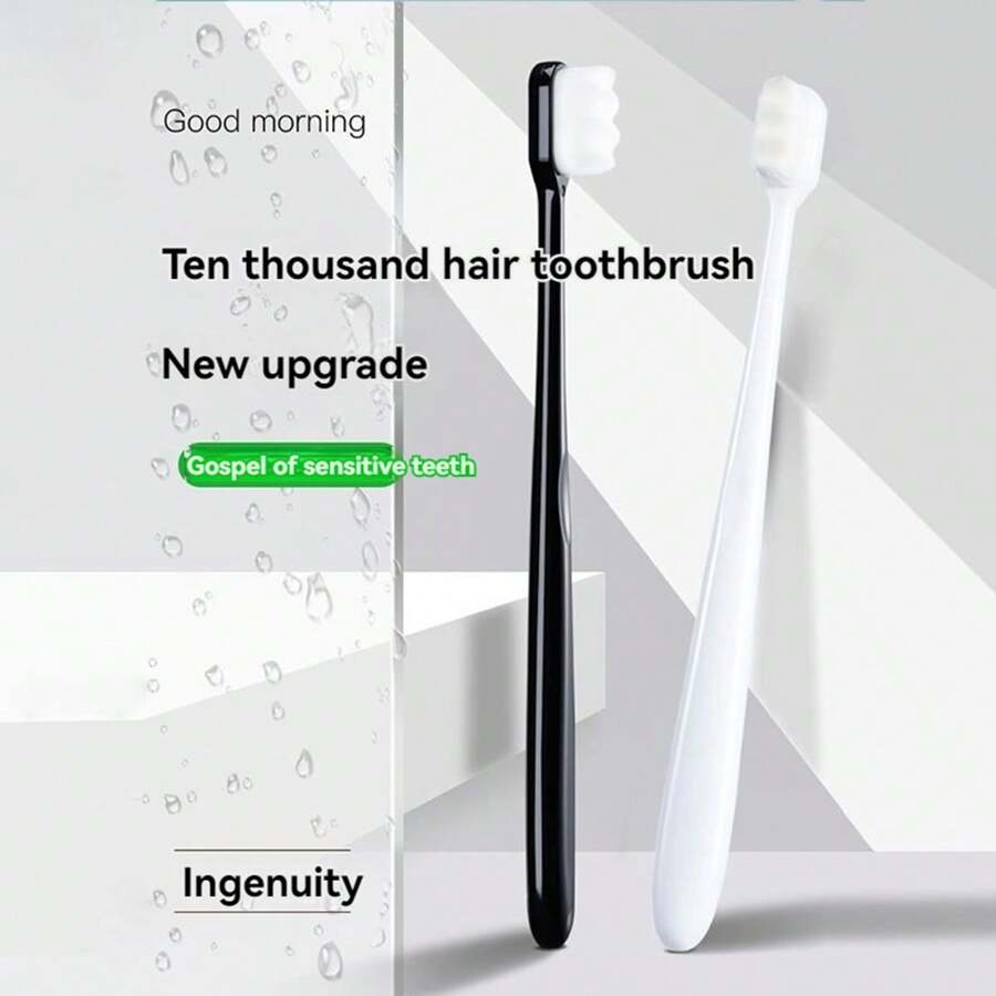 Soft Bristle Toothbrush With Ten Thousand Ultra-Fine Dense Bristles ... Soft Bristle Toothbrush With Ten Thousand Ultra-Fine Dense Bristles ...