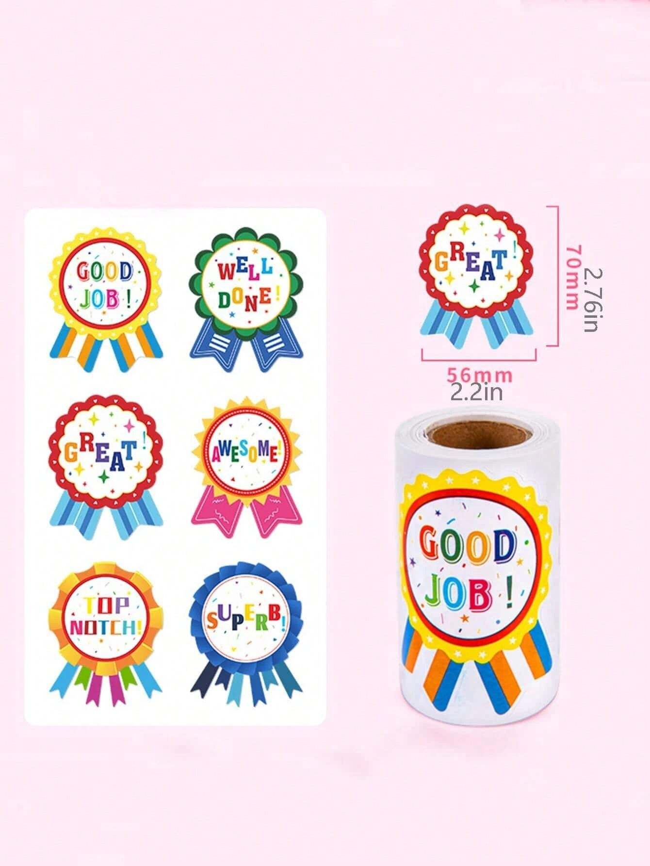 Classroom Reward Honor Medals Stickers, Teacher Motivation Stickers For ...