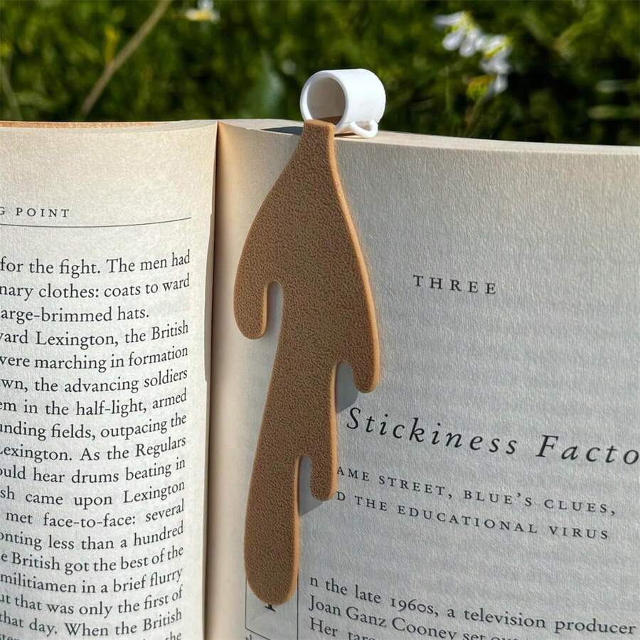 Creative Coffee Bookmark, Spilled Coffee Bookmark, Back To School ...