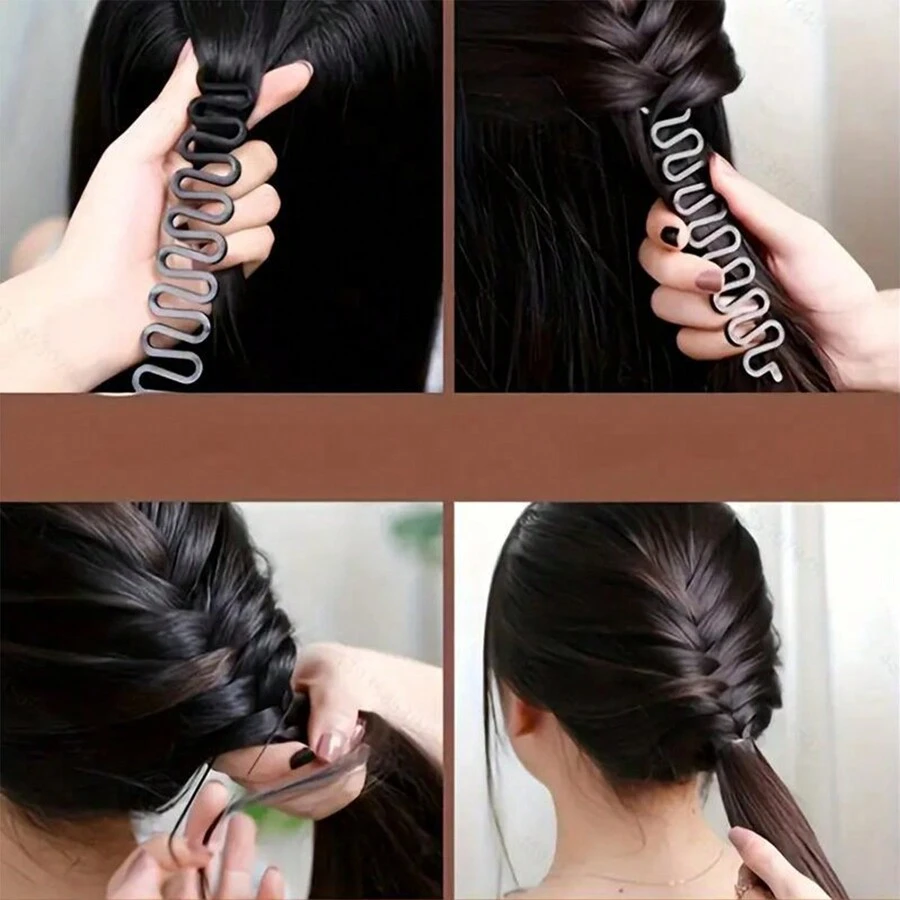 4/6 Pieces Hair Braiding Kit - Effortless French Style Braiding And ...