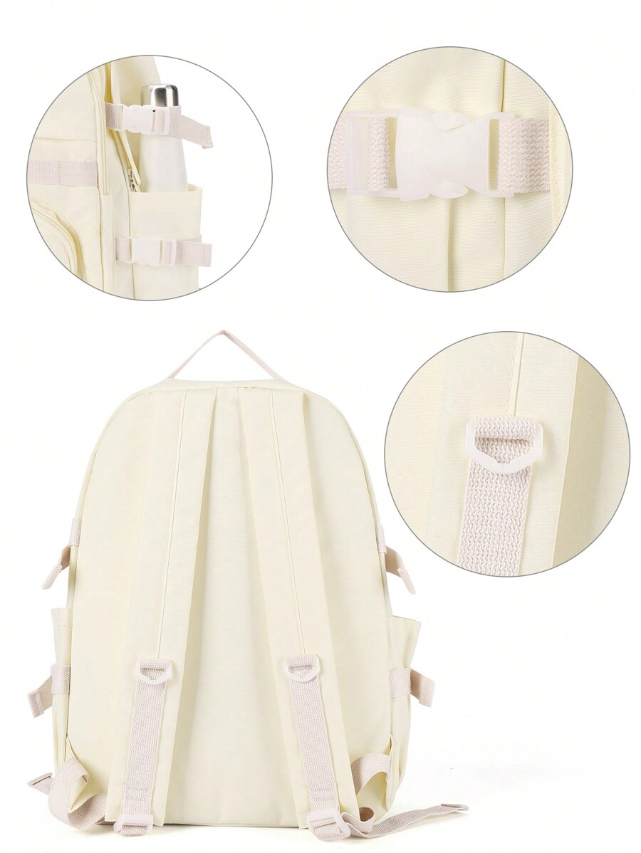 Solid Color 24L Extra Large School Backpack Bookbag School Bag For Teen ...