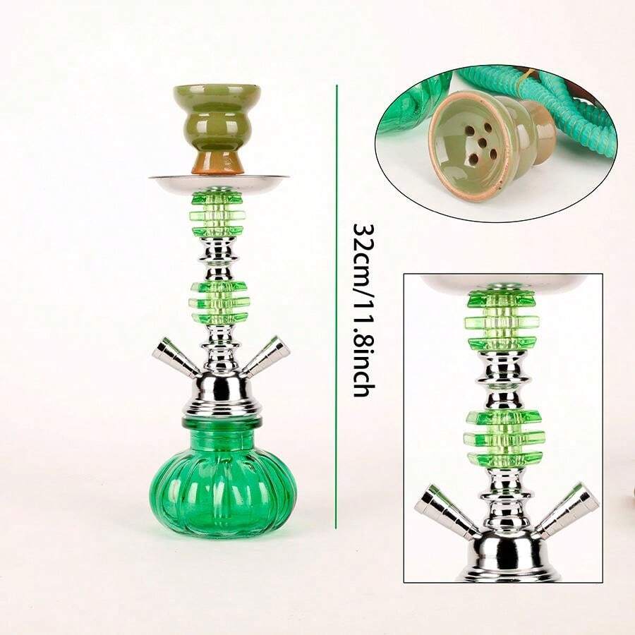 1pc Arabic Hookah Set With Disposable Mouthpiece, Aluminum Foil And ...