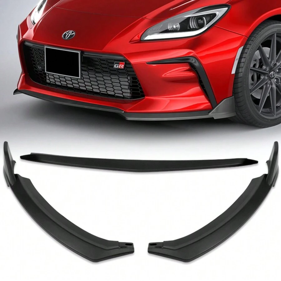 For 2022 2023 2024 Toyota GR86 ST-Style Front Bumper Spoiler Splitter ...