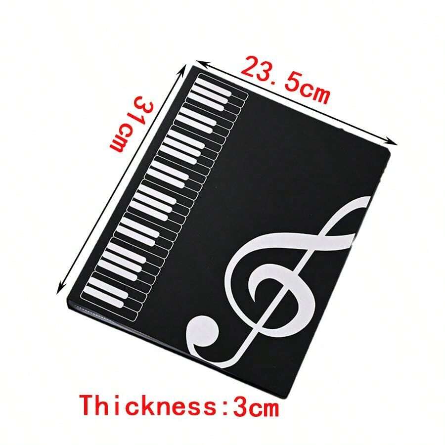 Guitar Sheet Music Clip A4 Document Folder, Musical Score File Holder ...