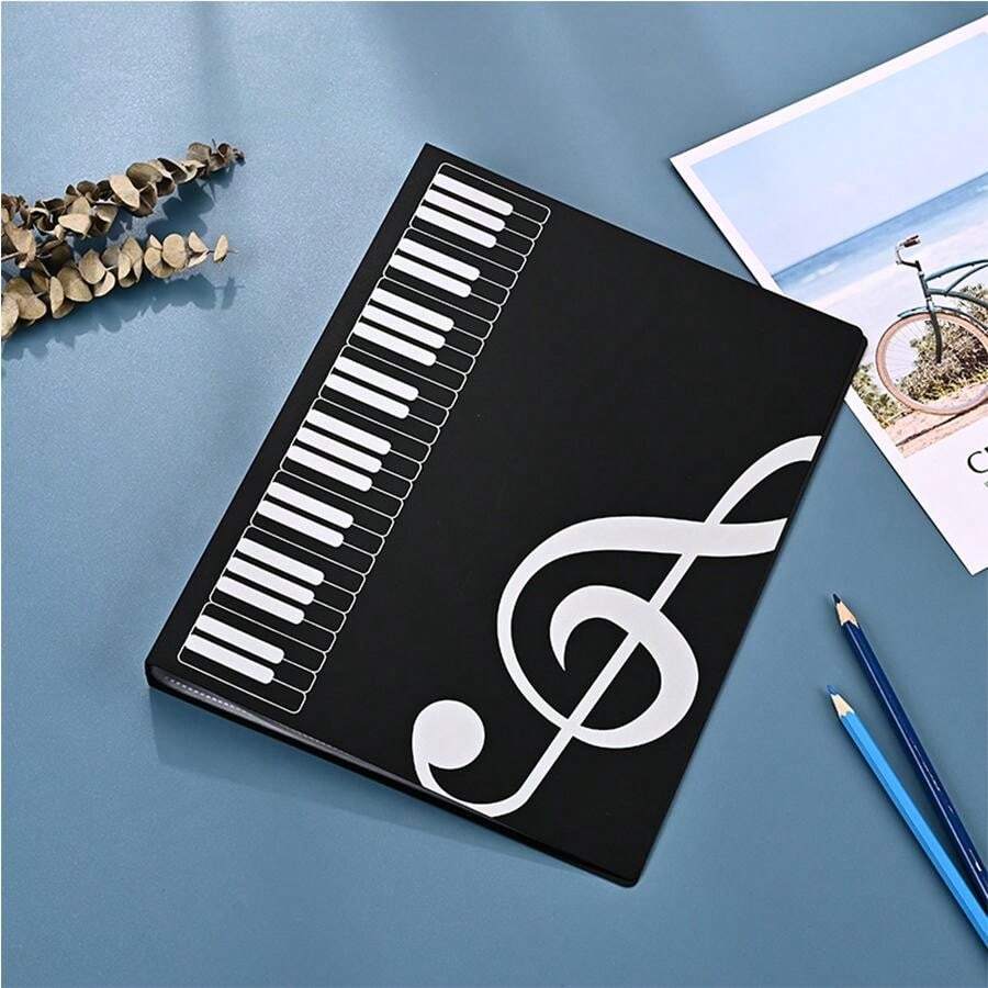 Guitar Sheet Music Clip A4 Document Folder, Musical Score File Holder ...