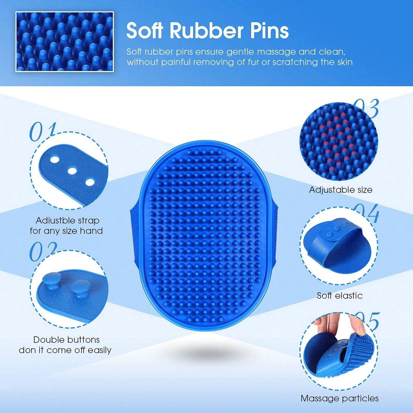 7pcs Rabbit Grooming Kit Including Rabbit Brush, Tear Stain Remover ...