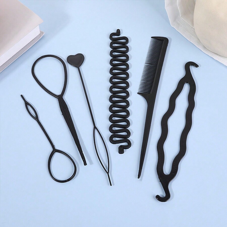 4/6-Piece Hair Braiding Kit - Effortless French Style Braiding And Loop ...