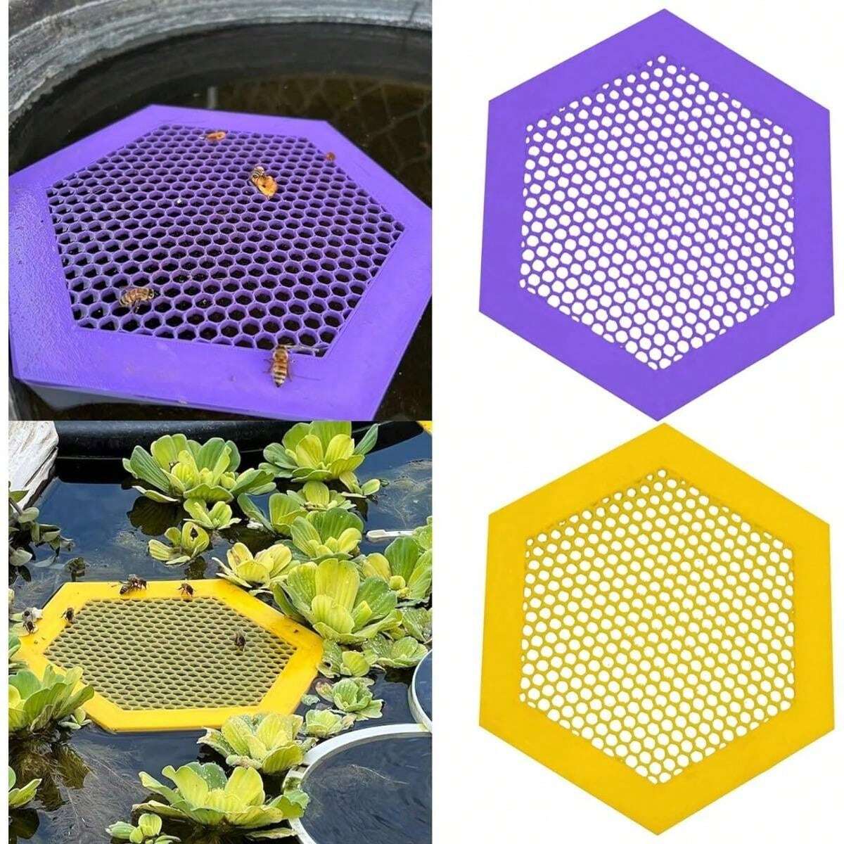 Printed Floating Bee Island, 3D Printed Bee Island Drinking Trays, Bee ...
