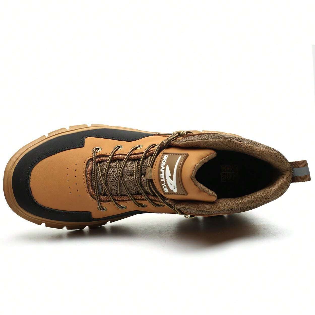 Men's High-Top Safety Shoes, Lightweight Work Boots For Autumn & Winter ...