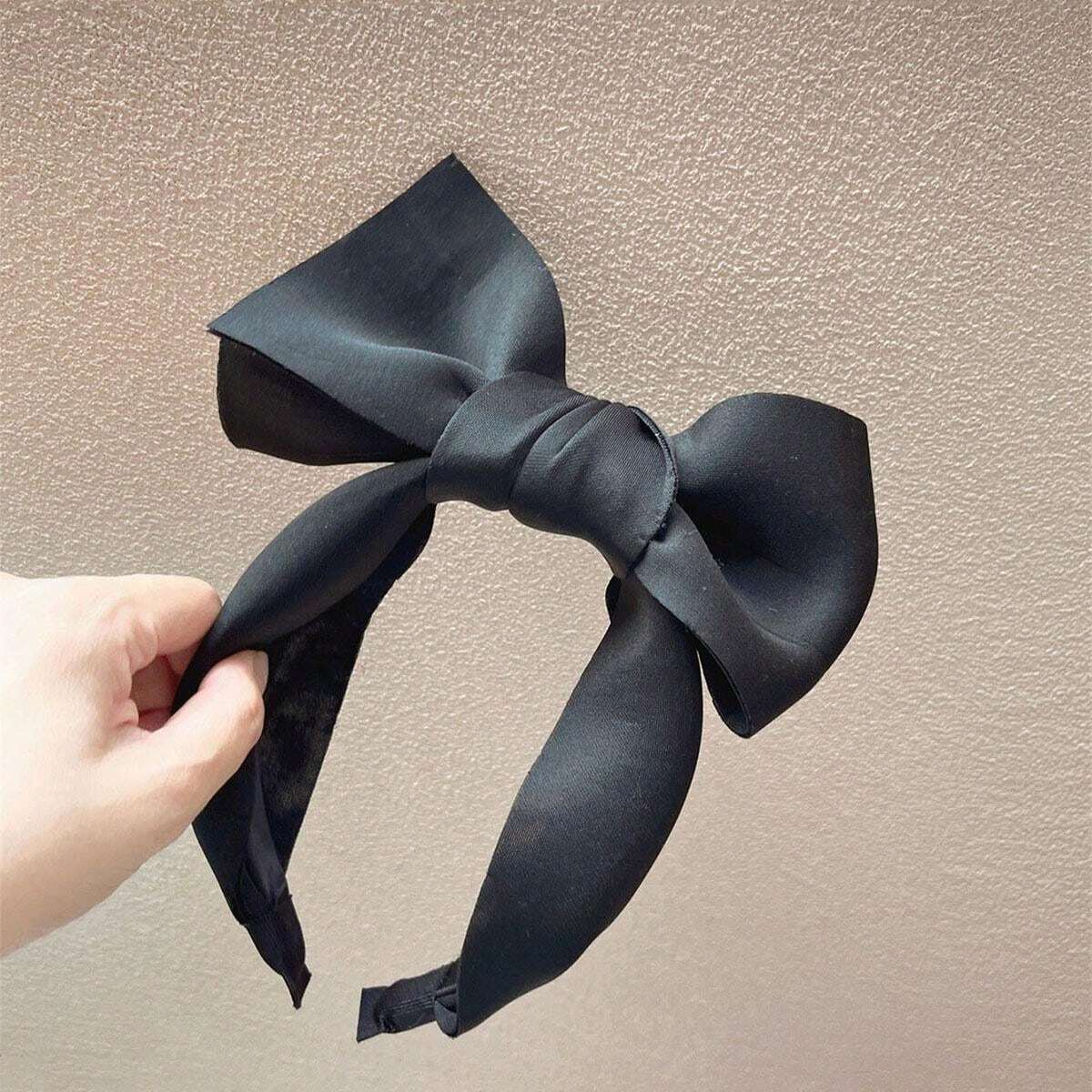 1pc Extra Large Bow Headband, Space Cotton Fabric, New Style, Sweet ...
