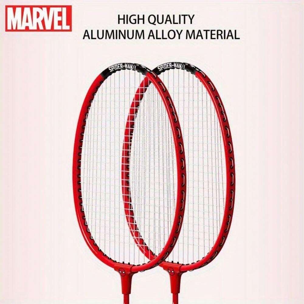 Marvel 5 pièces Raquette de badminton Spiderman sous licence officielle ...