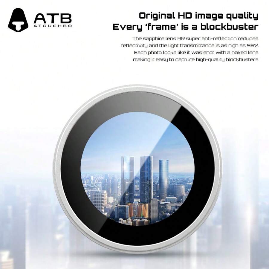 2 Pieces Of ATB Hardcover Series Titanium Alloy Sapphire Eagle Eye Lens ...