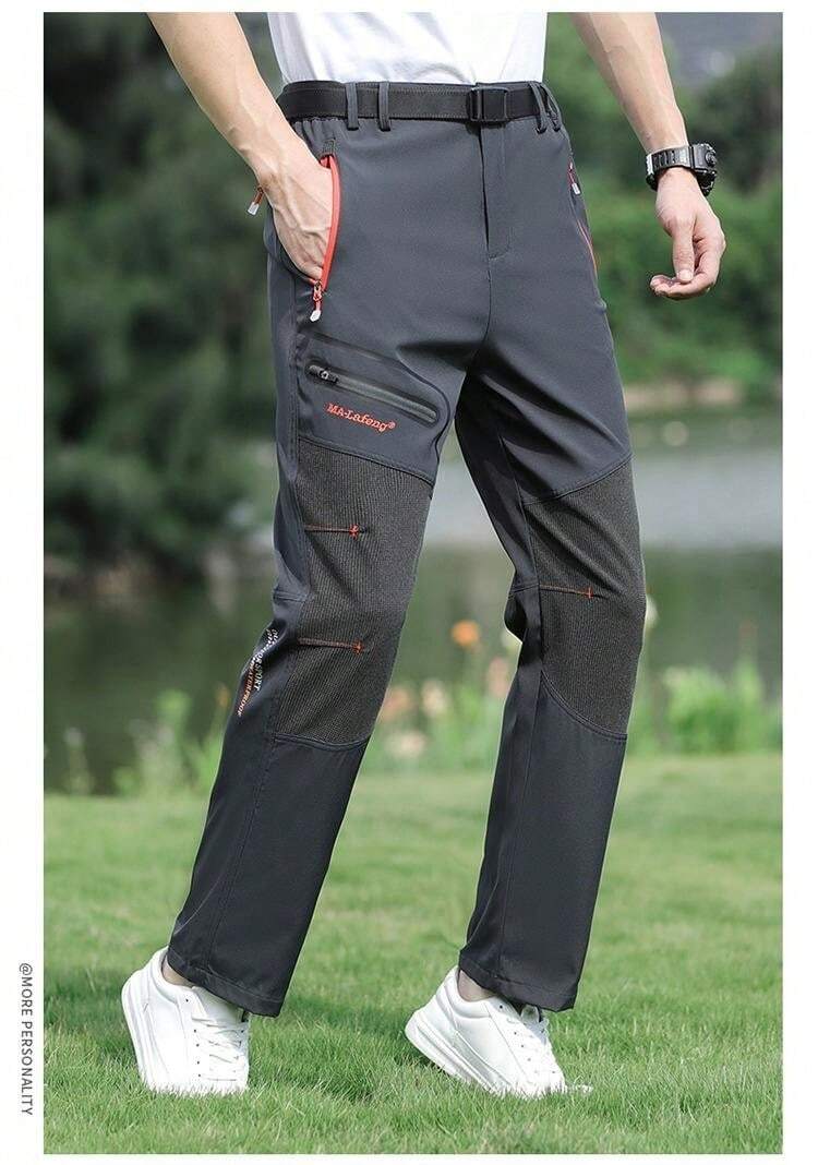 Pantalones de senderismo para hombre, pantalones ligeros y de secado ...