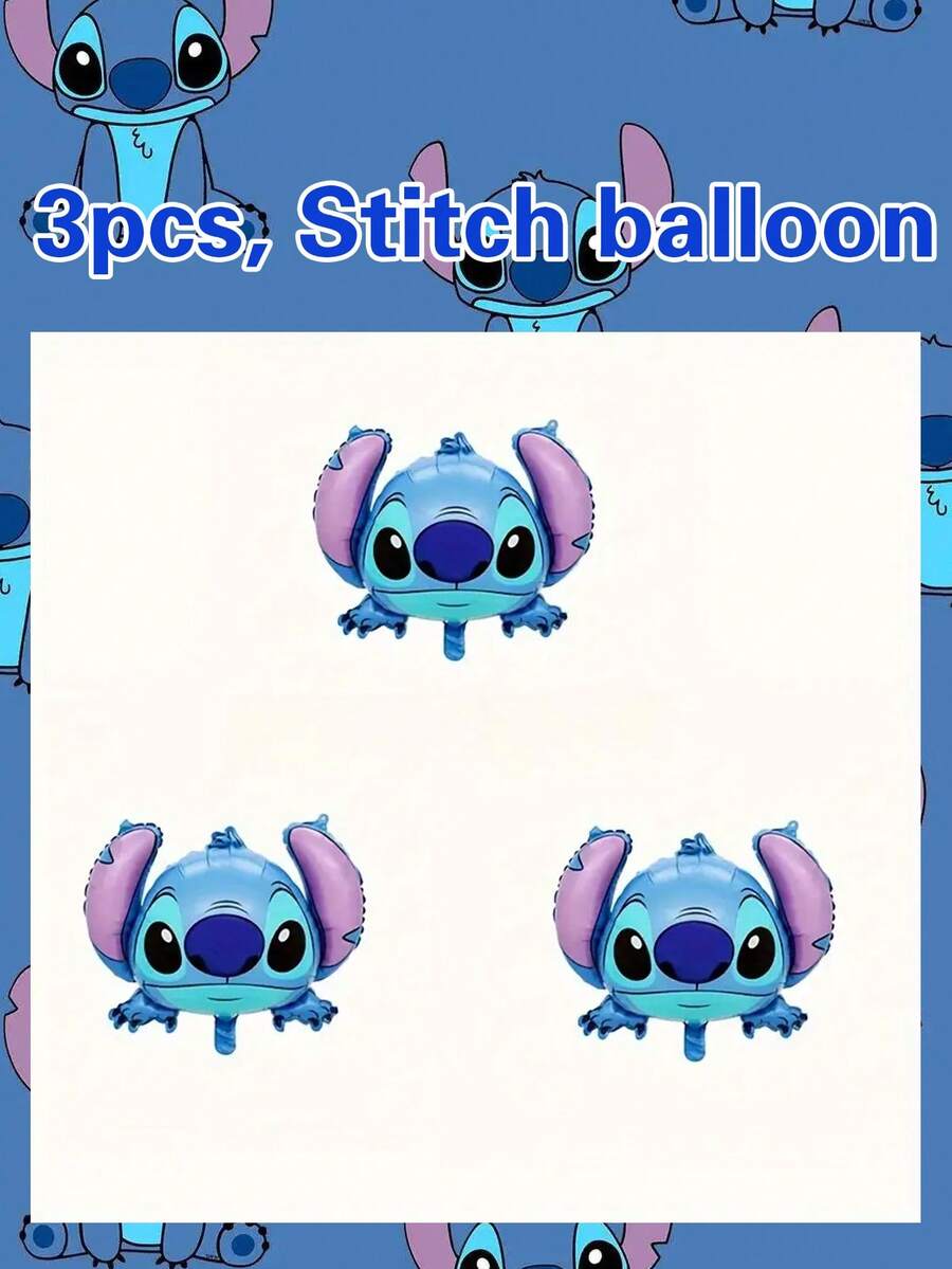 Stitch Foil Balloons - 1/2/3 Packs | Perfect For Graduation, Christmas ...